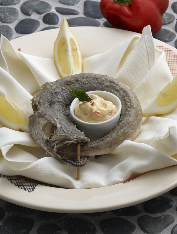 le merlan frit dit en colère, une sauce andalouse.Patrice Caillault ...